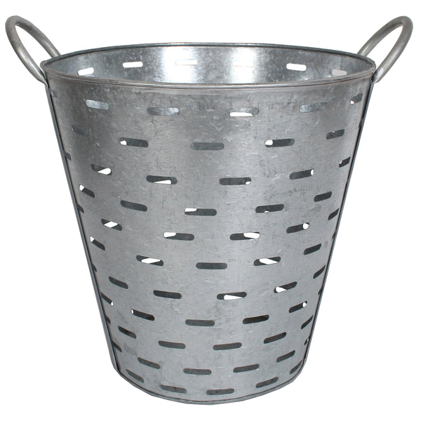 Olive Bucket Galvanized 12'W x 12' H | India House